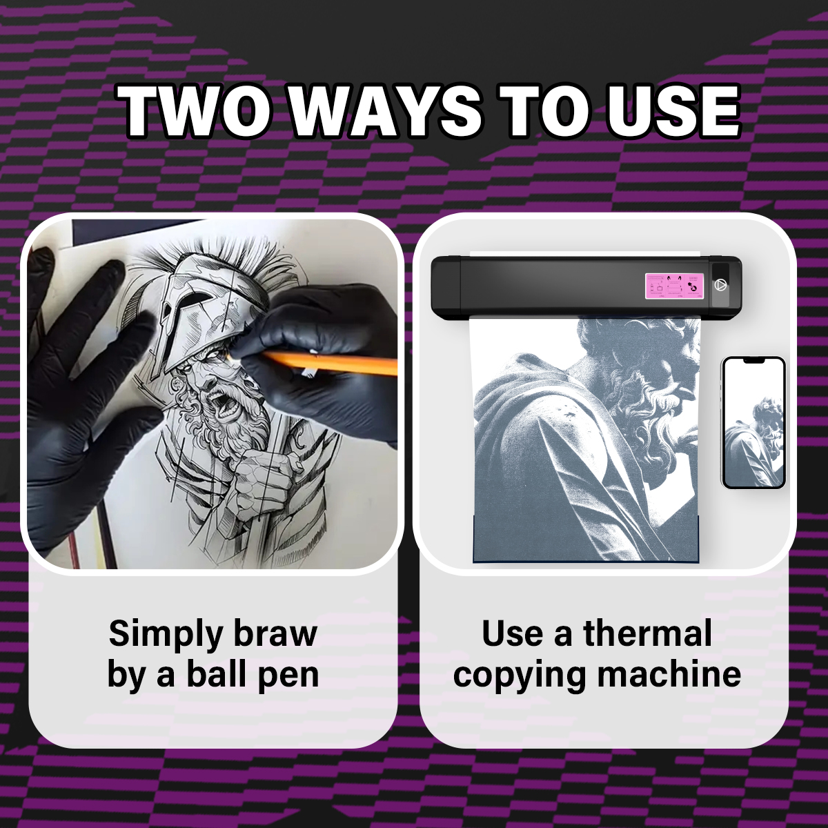 M Model - Thermal Tattoo Stencil Paper - Ozer - Saviour Tattoo Supplies