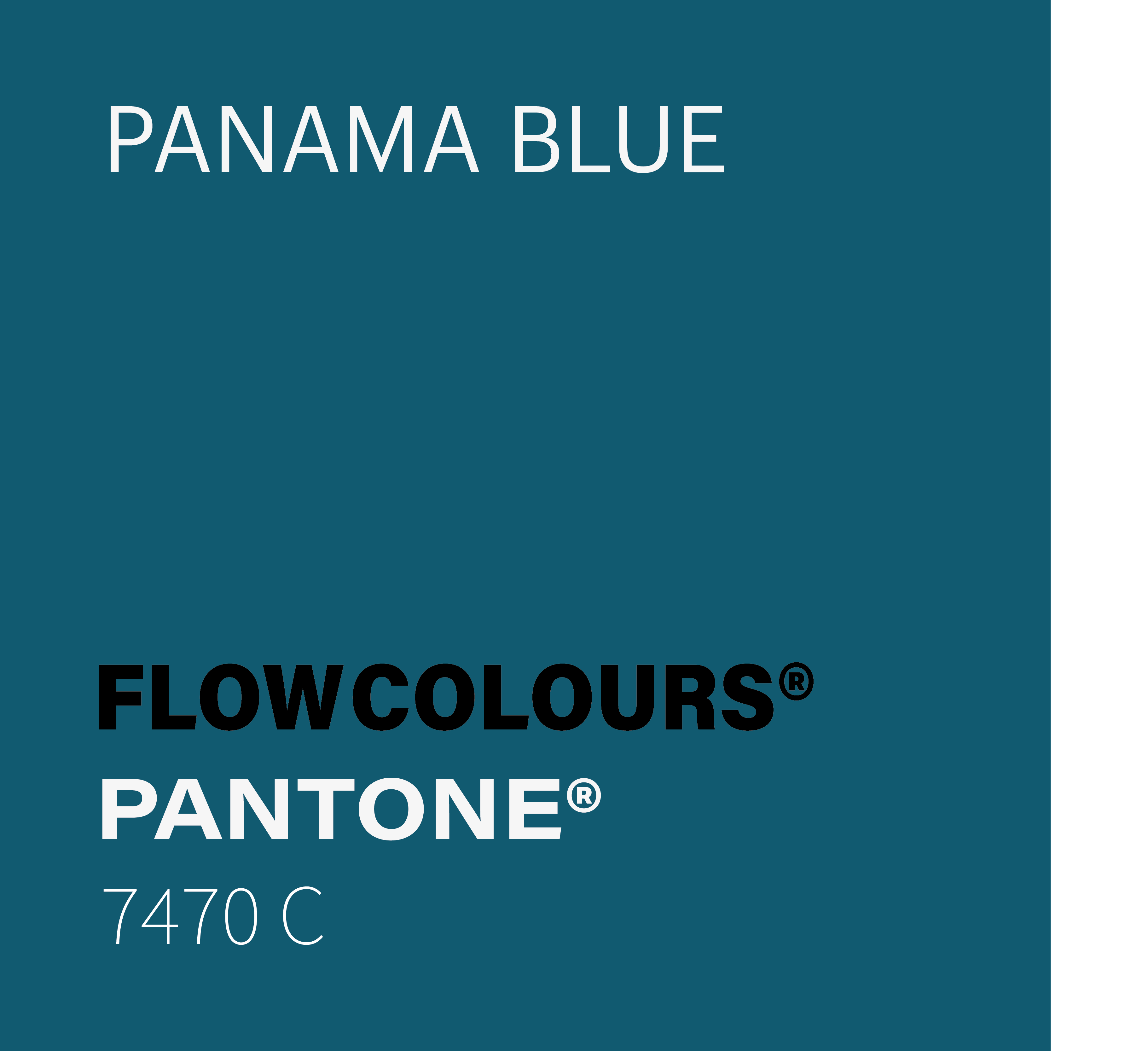Panama Blue - Flow Colours (1oz / 30ml) - Saviour Tattoo Supplies
